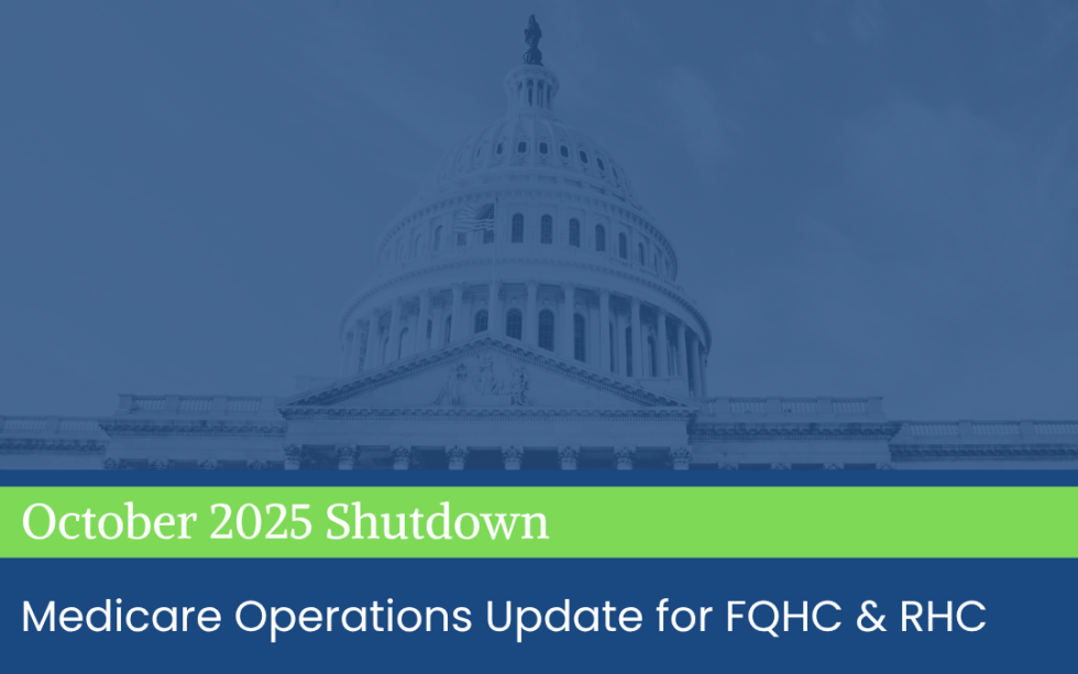 FQHC Brief: Medicare Payment Hold & Telehealth Changes October 2025 ...